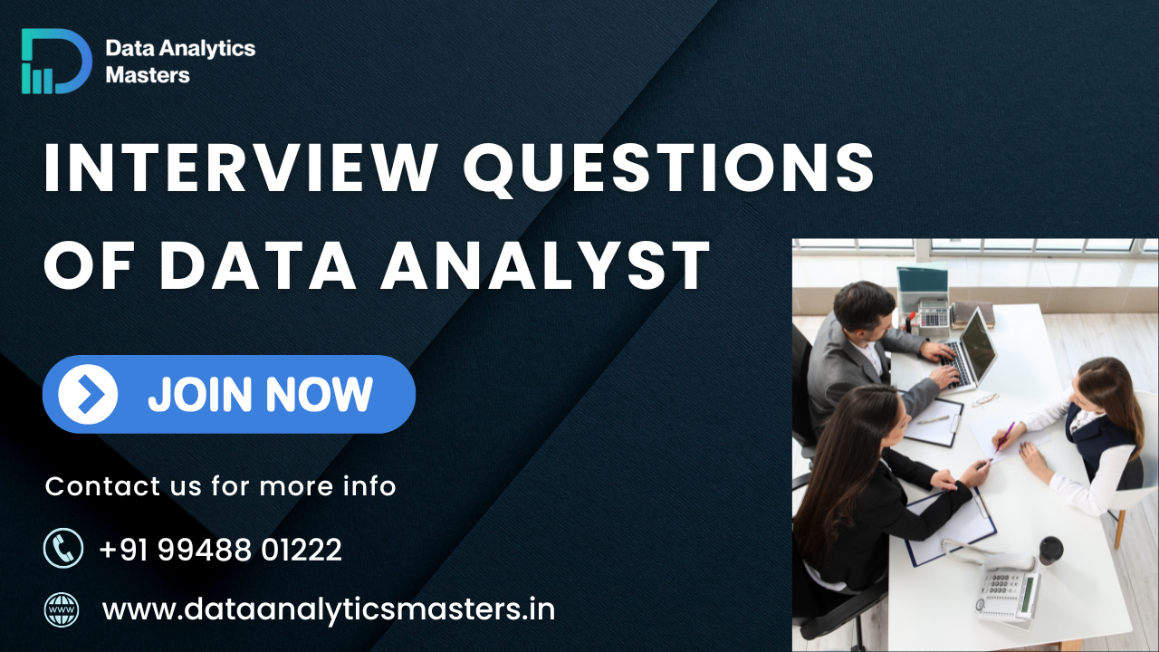 Interview Questions - Data Analytics Masters