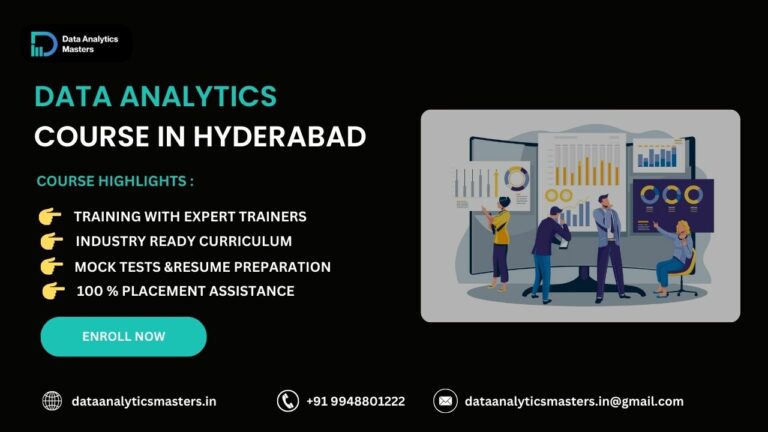 #1 Data Analytics Course in Hyderabad With Placement Support