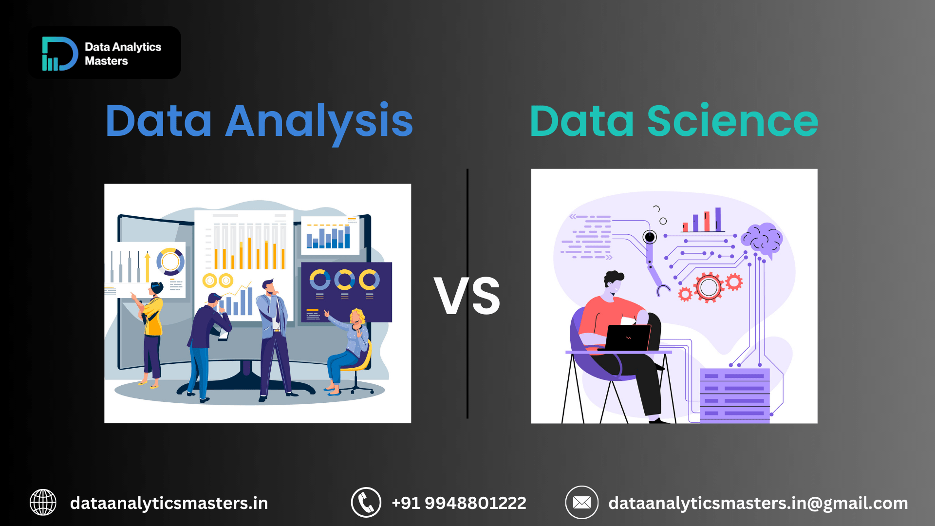 Data Analysis vs Data Science 10 Key Differences | Which is best